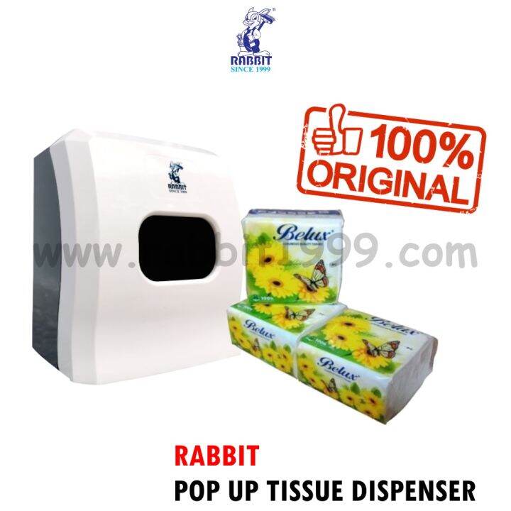 RABBIT POP UP TISSUE DISPENSER - white - pop up tissue dispenser ...