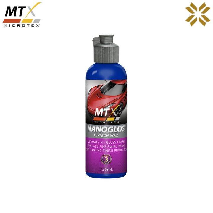 Microtex MTX Car Care NanoGLOS Hi-Tech Wax 125ml easy to use | Lazada PH