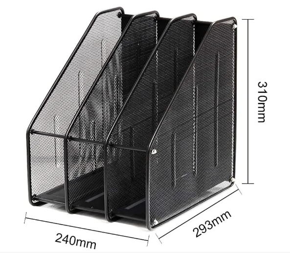 ABS ABSL 3 TIer Magazine Holder Rack Office Desk Document File Divider ...