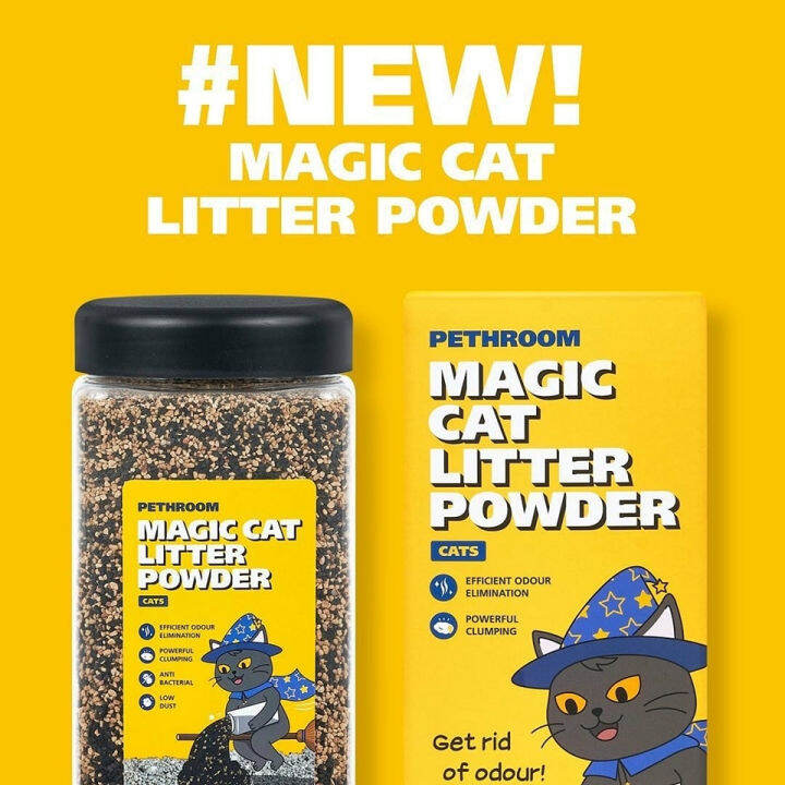 [Made in Korea🇰🇷]Pethroom Magic Cat Litter Powder ผงโรยทรายแมว ลดกลิ่น ...