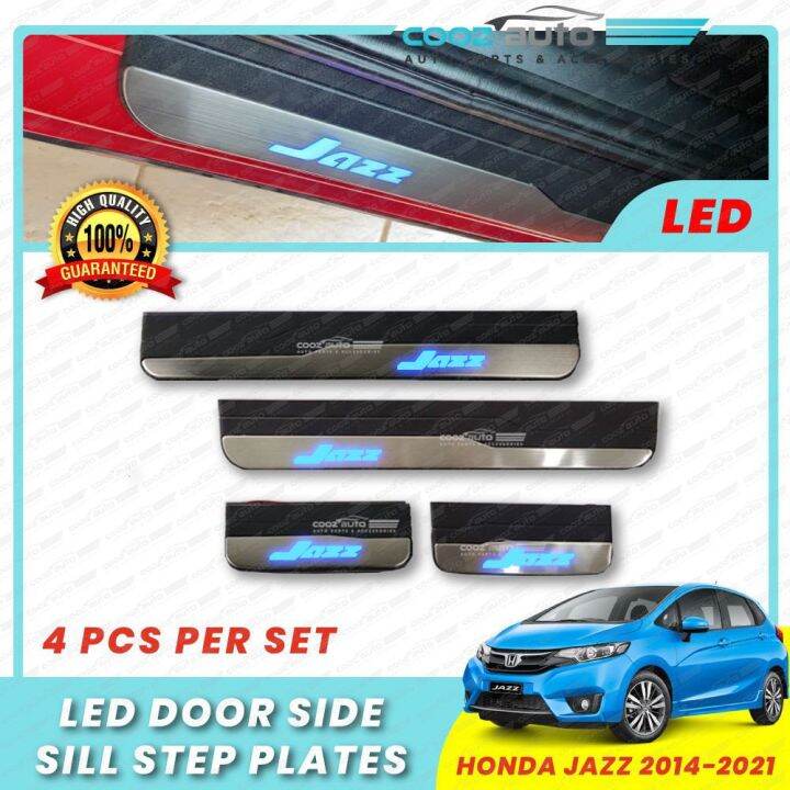 Honda Jazz 2014 - 2022 LED Door Side Sill Step Plates | Lazada