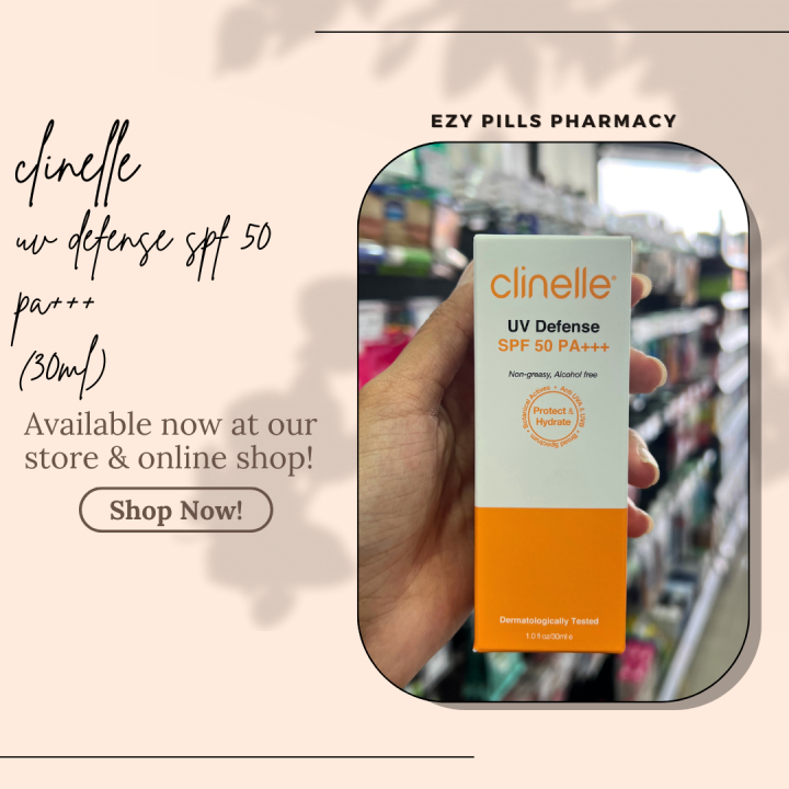 Clinelle UV Defense SPF50 PA+++ 30ml | Lazada