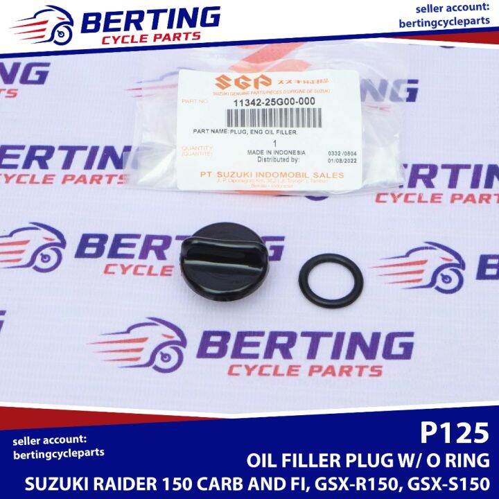 flash sale SGP OIL FILLER PLUG W/ ORING Suzuki Raider 150 Carb and FI ...