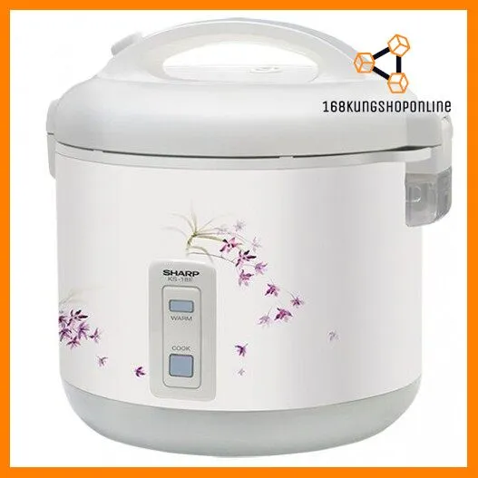 โปรโมชั่นสุดคุ้ม โค้งสุดท้าย Sharp หม้อหุงข้าว อุ่นทิพย์ ชาร์ป รุ่น KS-18E (คละลาย) ขนาด 1.8 ...