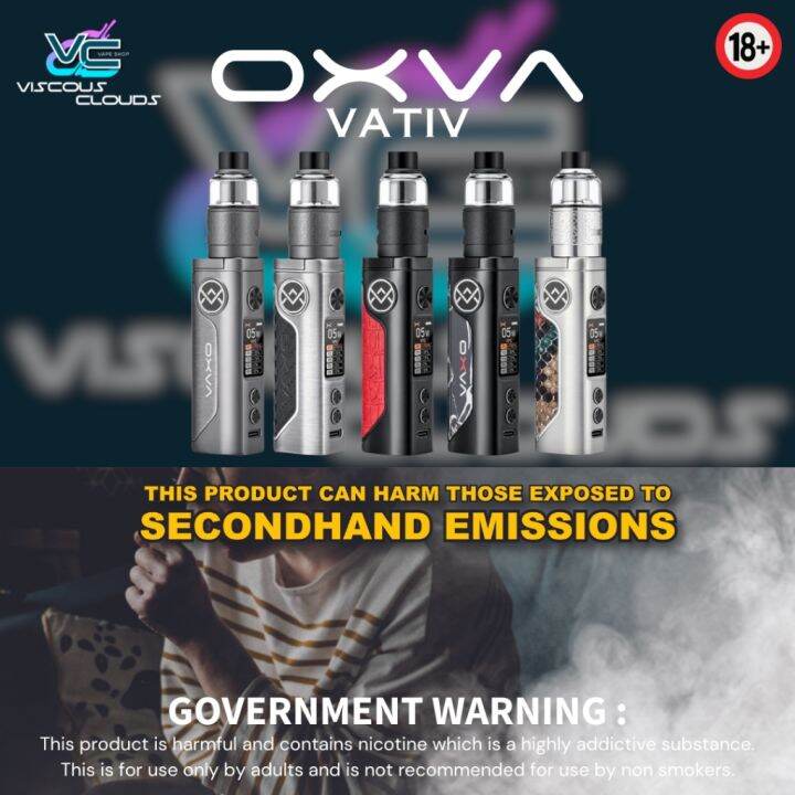 VAPE OXVA VATIV 100W Box Pod Mod Kit 4ml (LEGIT) | Lazada PH