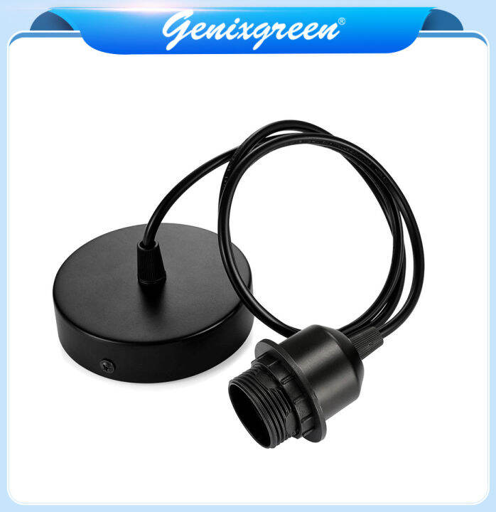 LED E27 Screw Ceiling Pendant Lamp Holder Vintage Full teeth Socket ...