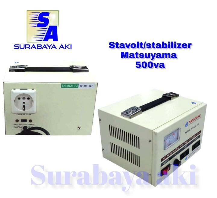Stabilizer 500 VA Stavol Matsuyama 500VA Voltage 0,5 GS 1PH 0,5 KVA ...