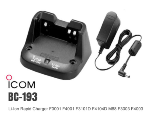 Original ICOM BC-193 Rapid Charger For ICOM T70 V80 F3001 F4001 F3101 ...