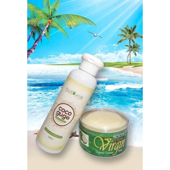 VCO Soap & Shampoo Combo, ProSource Extra Virgin Coconut Soap & Coco ...