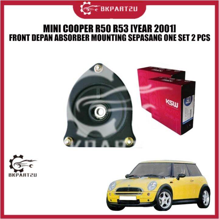 MINI COOPER R50 R53 [YEAR 2001] FRONT DEPAN ABSORBER MOUNTING SEPASANG ...