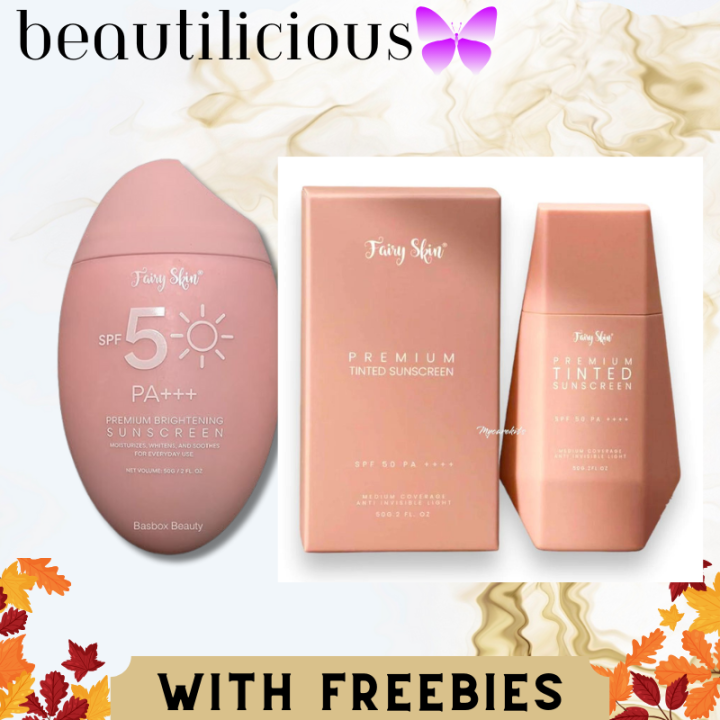 Fairy Skin Premium Brightening Sunscreen SPF 50 Whitening FairySkin ...