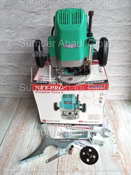 Mesin Router Besar 2 Tangan Profil Kayu Trimmer NRT Pro 3612 HD ...