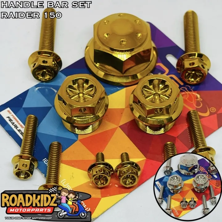 HENG HANDLE BAR SET / BUTTERFLY SET RAIDER 150 CARB | Lazada PH