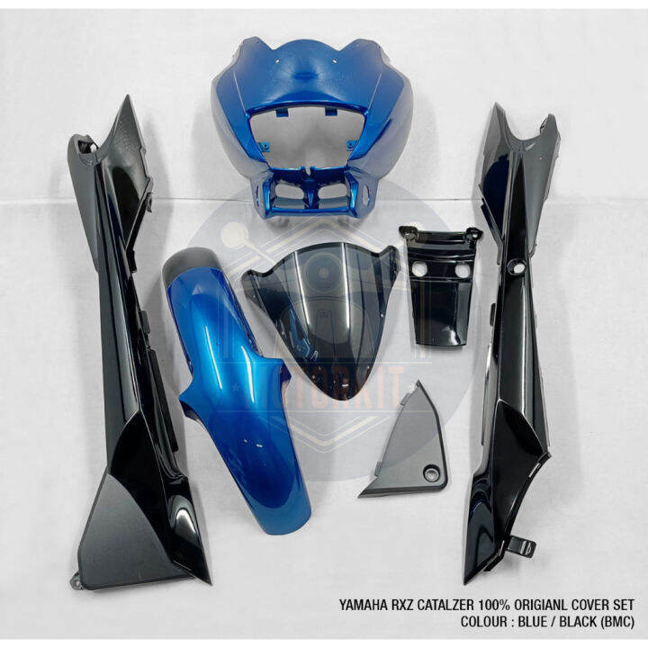 YAMAHA RXZ CATALYZER 100% ORIGINAL BODY COVER SET COVERSET 5PV-F0000 ...