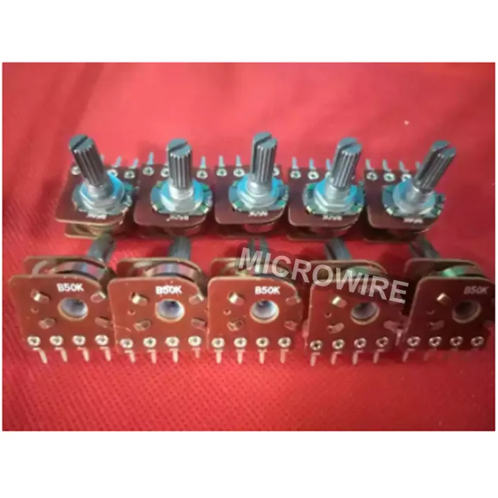 50K 8 Pins Potentiometer Volume Control Stereo B50K 50 K | Lazada PH