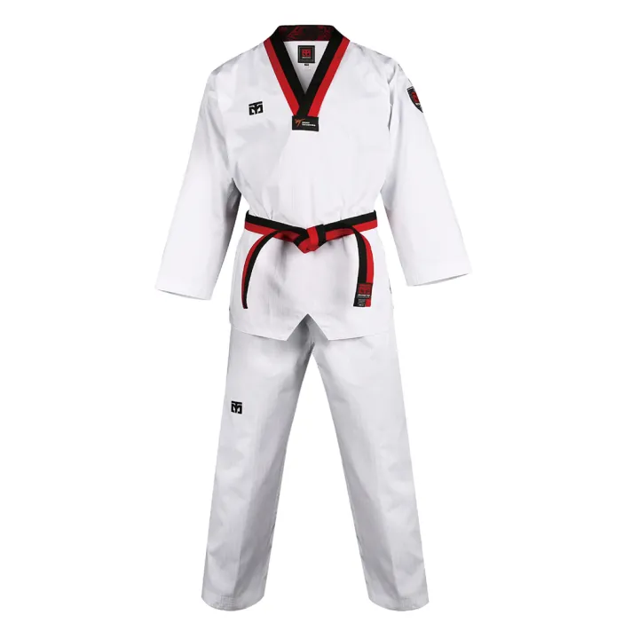 Mooto Taekwondo BASIC 5 Standard White Uniform POOM Neck | Lazada PH