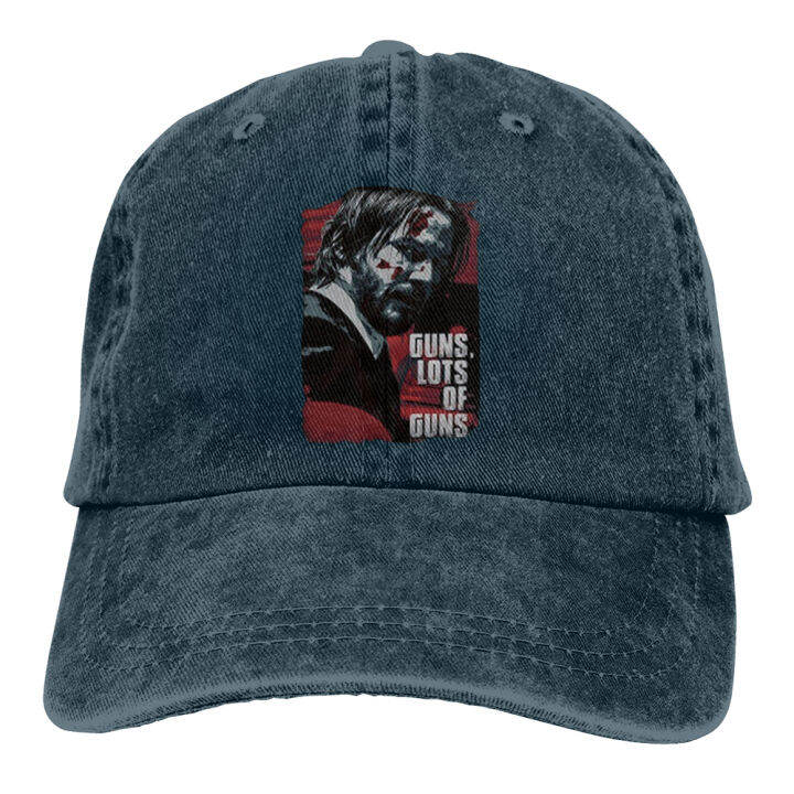 YGS Boutique Hot Sale 100% Cotton Caps With John Wick 3 Movie Character ...