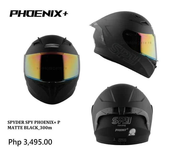 Spyder Phoenix + W/ Free Visor Limited Stocks! | Lazada PH