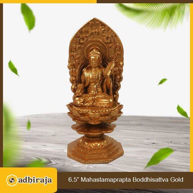 Rupang Patung Arca Buddha Mahasthamaprapta Bodhisattva Gold Fiber 6,5 ...