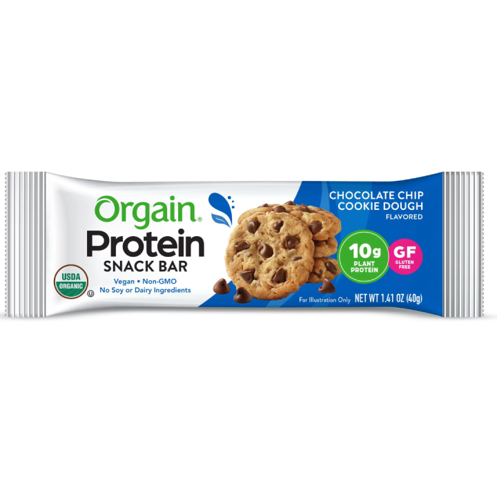 Orgain Protein Snack Bar Chocolate Chip Cookie Dough 40g | Lazada PH