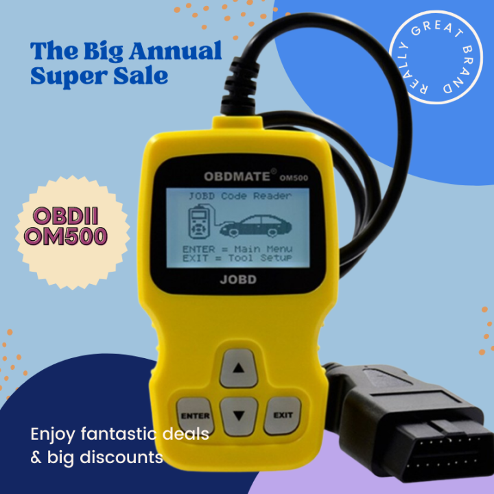 OBD Scanner Mobil / OBD2 Scanner / OBDII Scanner OM500 JOBD OBDMATE OBDII / scanner mobil / obd2 ...