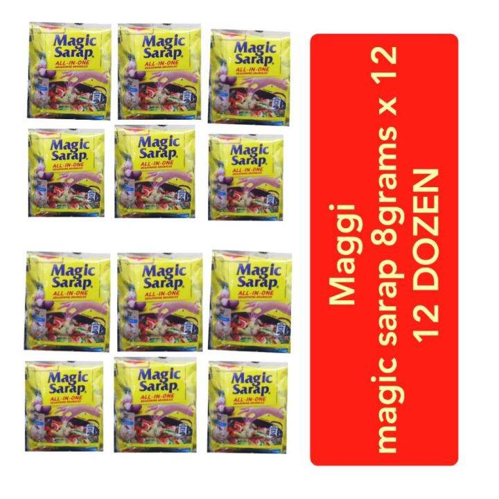 Maggi Magic Sarap 8g x 12 dozen | Lazada PH