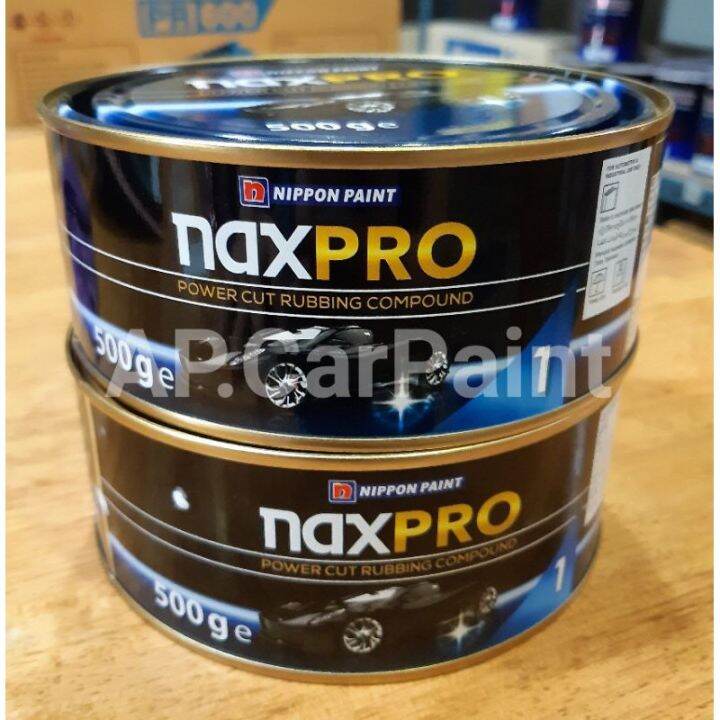ยาขัดหยาบ แนกซ์โปร NAXPRO POWER CUT RUBBING COMPOUND (500กรัม) | Lazada ...