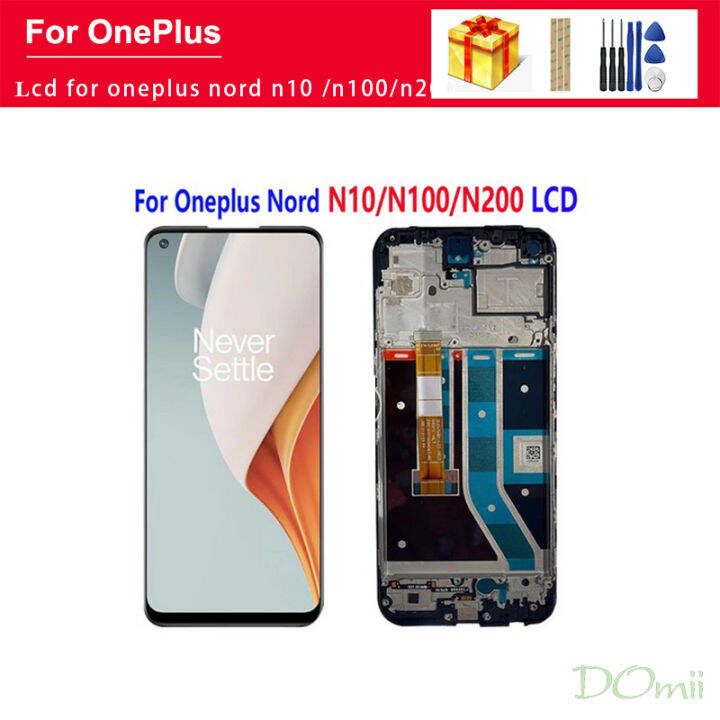 6.49 "Original สำหรับ OnePlus Nord N10 5G จอแสดงผล LCD Touch Panel ...