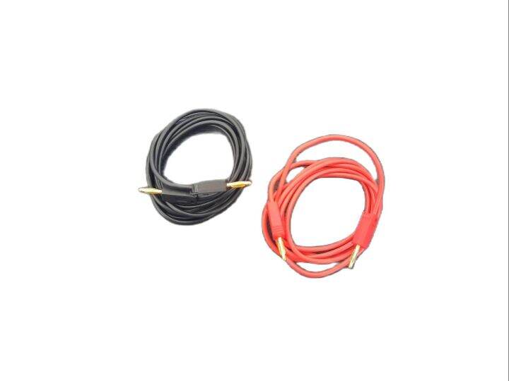 2mm. Banana to Banana Jack Cable 100 cm. สีดำ/สีแดง จำนวน 1 เส้น ...