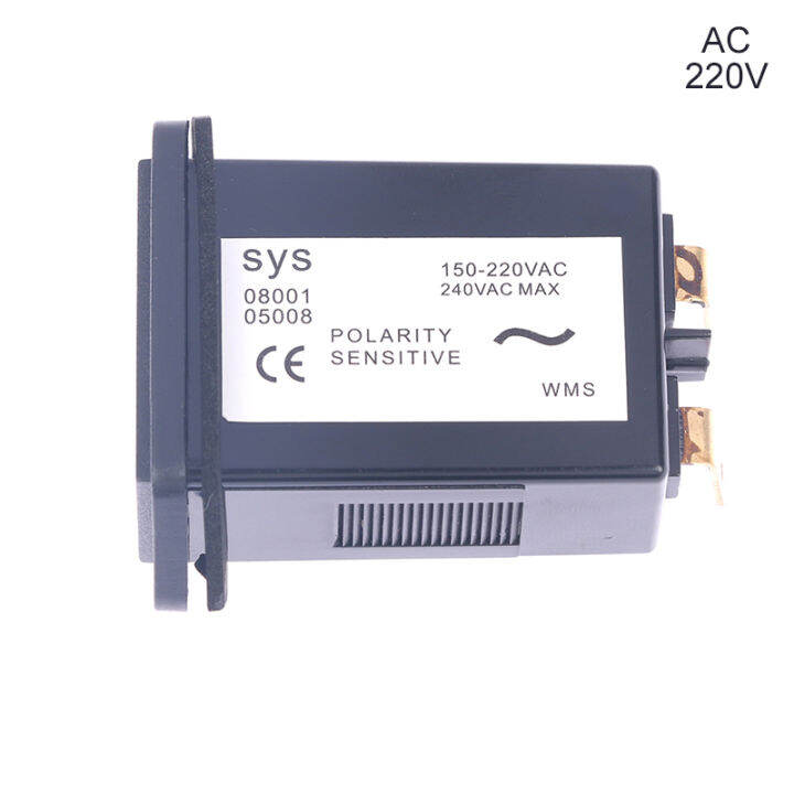 Free Soul 1PC 6 Digits 220V AC Hour Meter,Complete Sealed Quartz Timer Counter 12v-36v dc ...