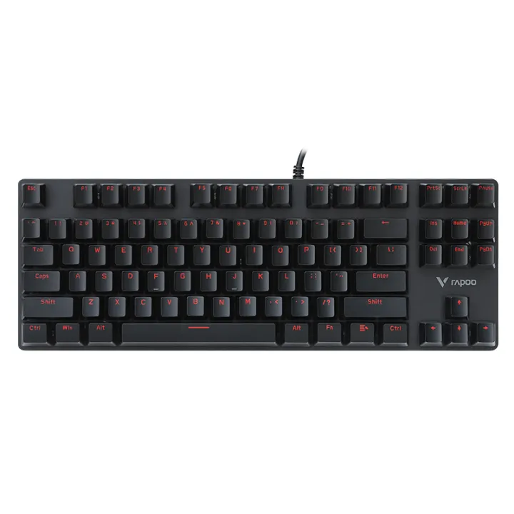 New Rapoo V500 Alloy Version 87Keys Wired Mechanical Gaming Keyboard for Game Computer Desktop ...