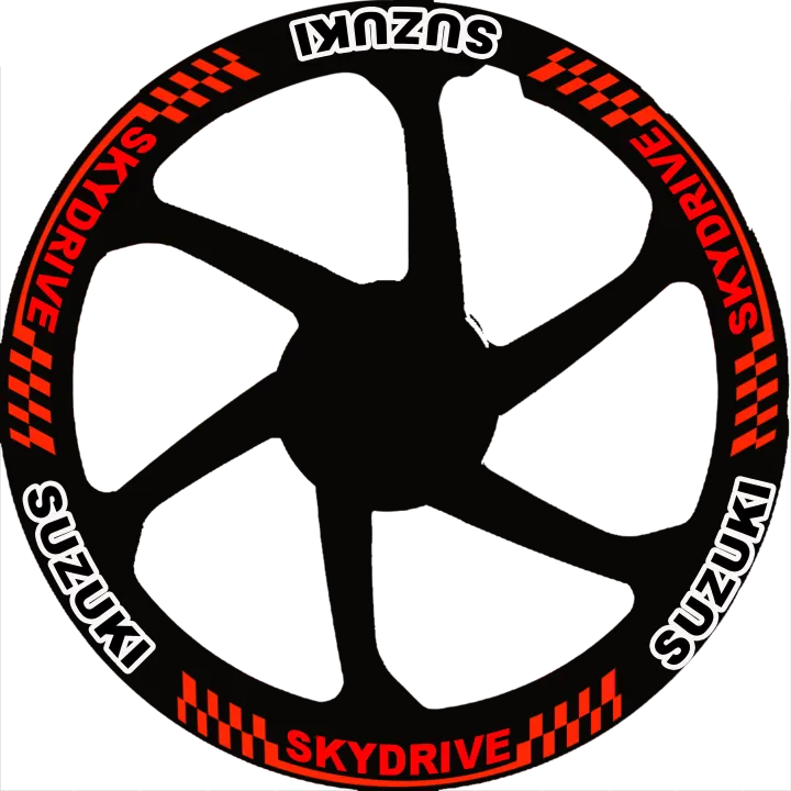 SKYDRIVE SUZUKI RACING DECAL MAG STICKER GOOD FOR 2 MAGS | Lazada PH