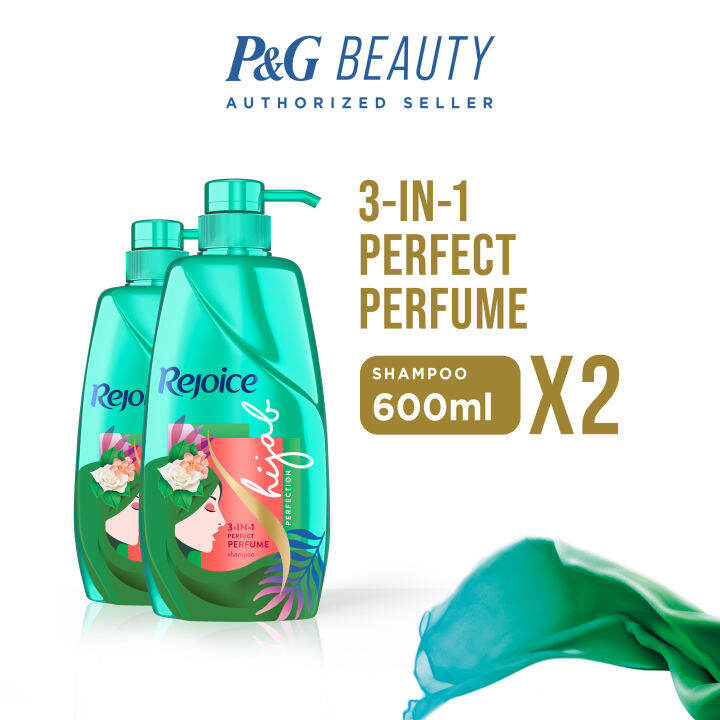 Rejoice 3-in-1 Perfect Perfume Sampo 600 ml - Paket isi 2 | Lazada ...