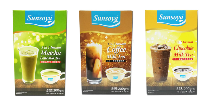 Sunsoya 3-in-1 Instant Milk Tea 200g | Lazada PH