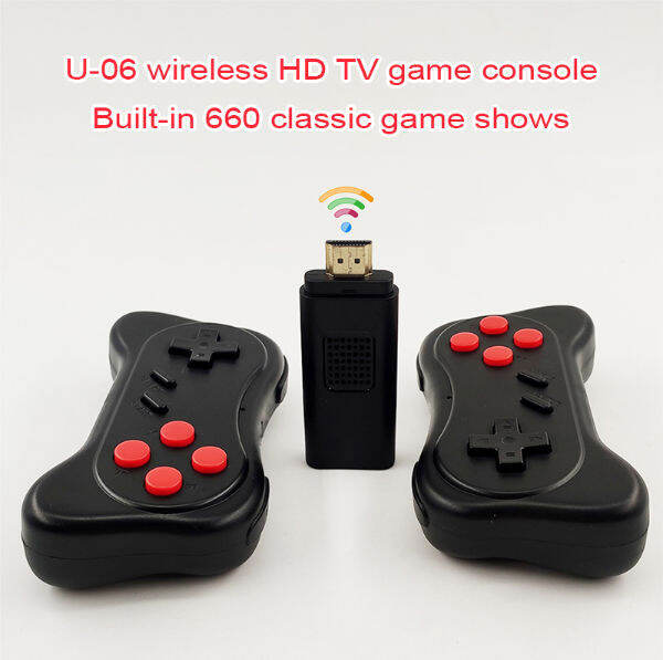 HDMI FAMILY COMPUTER, WIRELESS CONTROLLER Video Gaming Console Classic ...