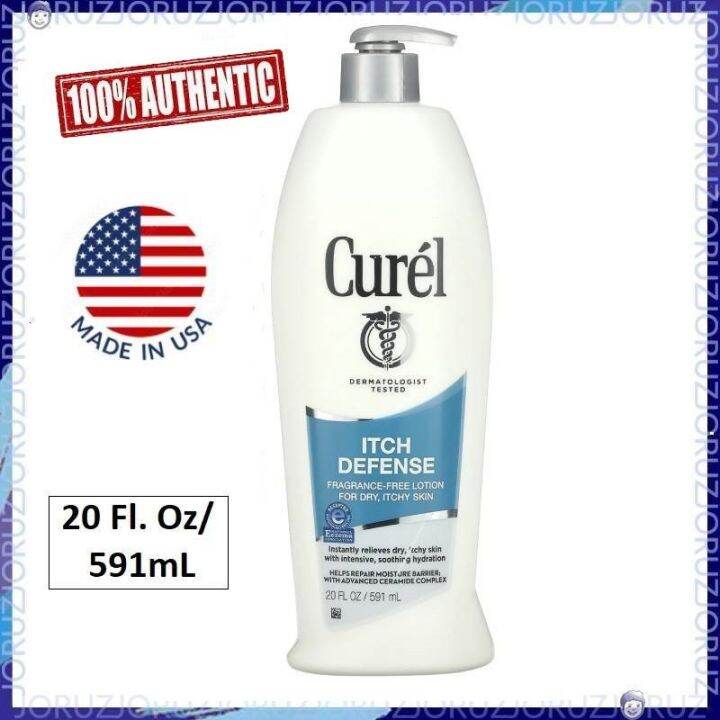 Curel, Itch Defense, Fragrance-Free Lotion for Dry, Itchy Skin and ...