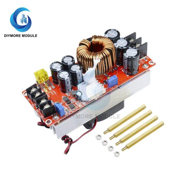 1500W 30A Step Up Power Supply DC DC 10 60V to 12 97V CC CV Voltage Converter Boost Module ...