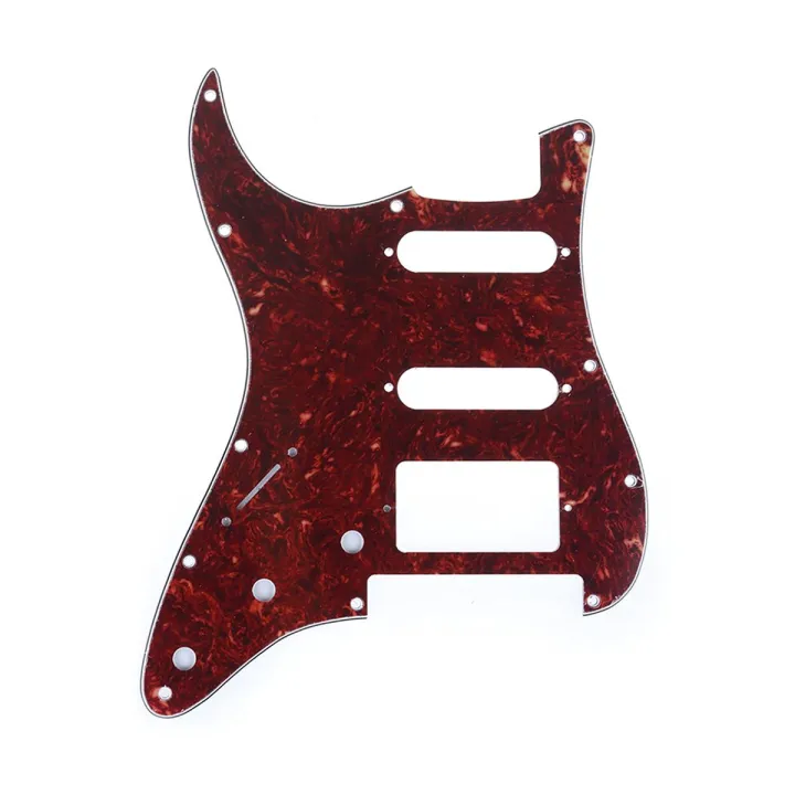 Musiclily Pro Left Handed 11-Hole Modern Style Strat HSS Guitar ...