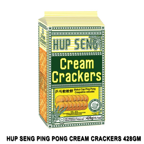 Hup Seng Ping Pong Cream Cracker 428g | Lazada