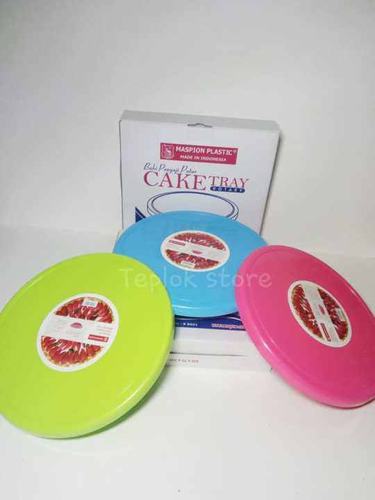 meja putar/ meja kue cake / meja menghias kue/maspion / cake / tray ...