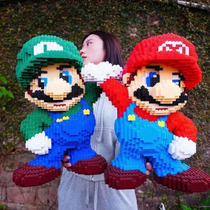 Mario Super Mario puzzles are compatible with LEGO bricks small pieces ...