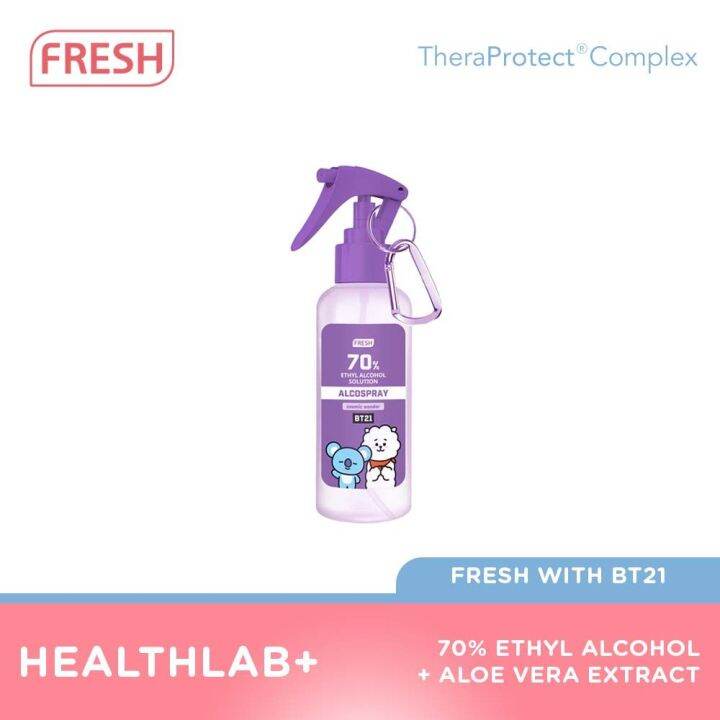 Fresh with BT21 70% Ethyl Alcohol Solution Alcospray Cosmic Wonder ...