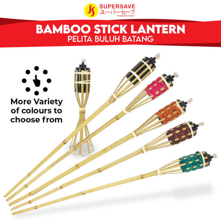 90cm/120cm/150cm Hari Raya Bamboo Light Lampu Pelita Buluh Kerosin ...