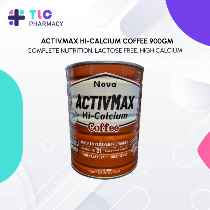 NOVA ACTIVMAX HI-CALCIUM 900GM / COFFEE / VANILLA | Lazada