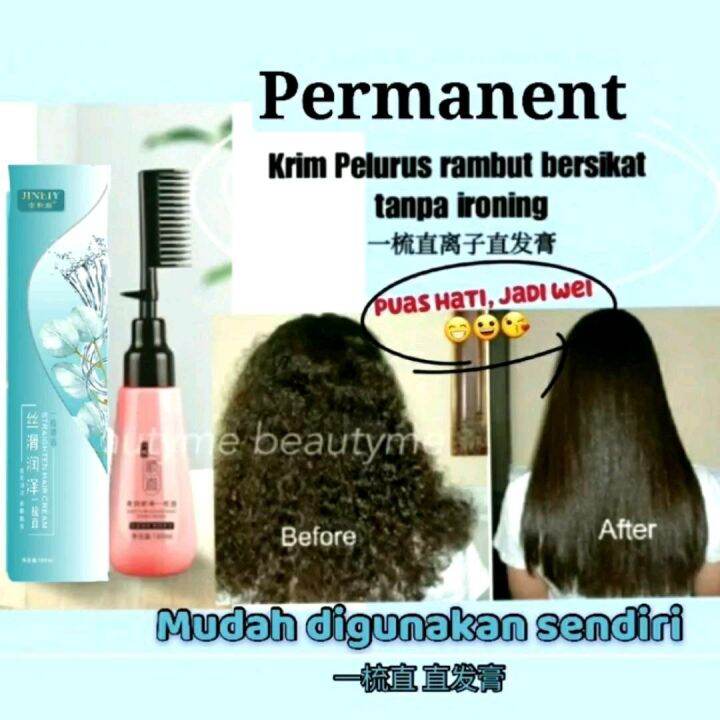 ️Ready stock ️180ml 1 step Jimat masa Krim Ubat Pelurus rambut ...