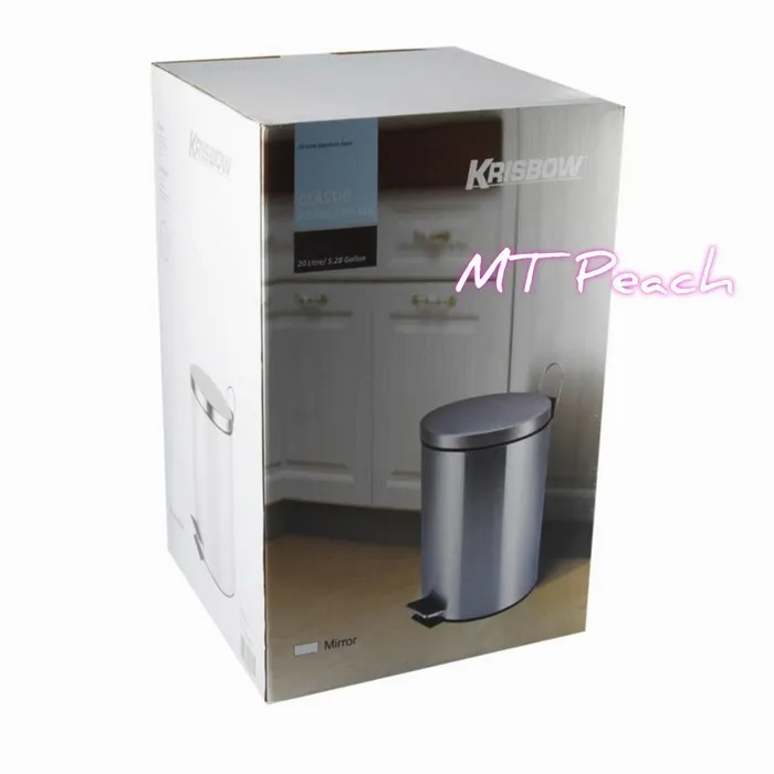 KRISBOW TEMPAT SAMPAH PEDAL 20 LTR PEDAL BIN ROUND 20LTR TONG SAMPAH | Lazada Indonesia
