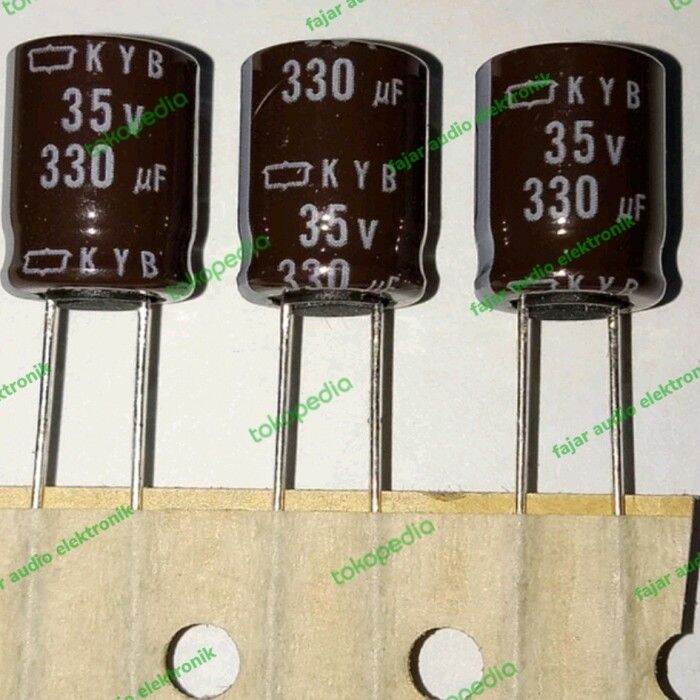 kapasitor nippon 330uf 35v elko elco capasitor 330 uf 35 v capacitor | Lazada Indonesia