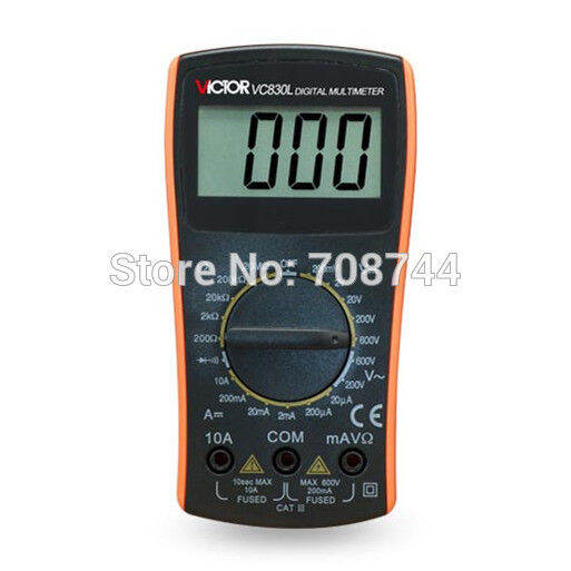 Victor Vc830l Professional Portable Electric Digital Multimeter Ac Dc ...