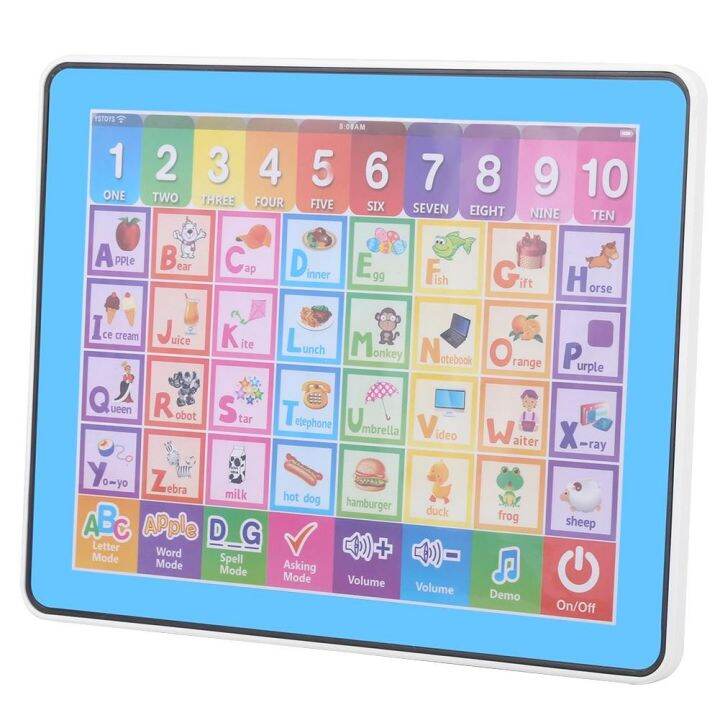 Baby Kids Touch Screen Learning English Machine Tablet Early ...