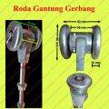 Roda gantung heavyduty untuk gerbang/ pagar/pintu sledding | Lazada ...
